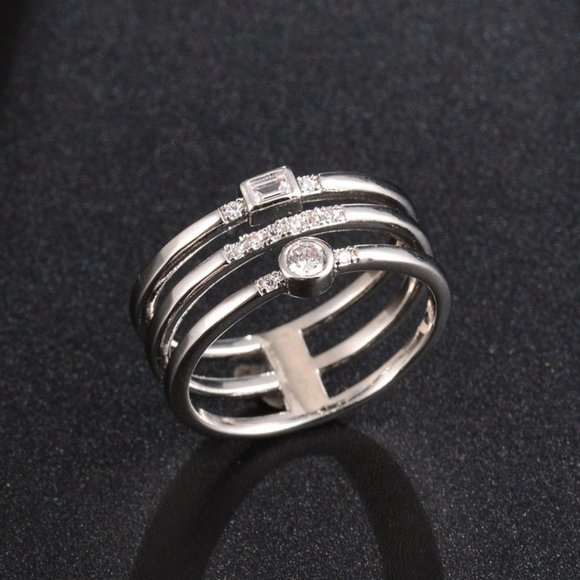 Jewelry | New Luxury Korean Jewelry Party Unusual Finger Silver Ring ...